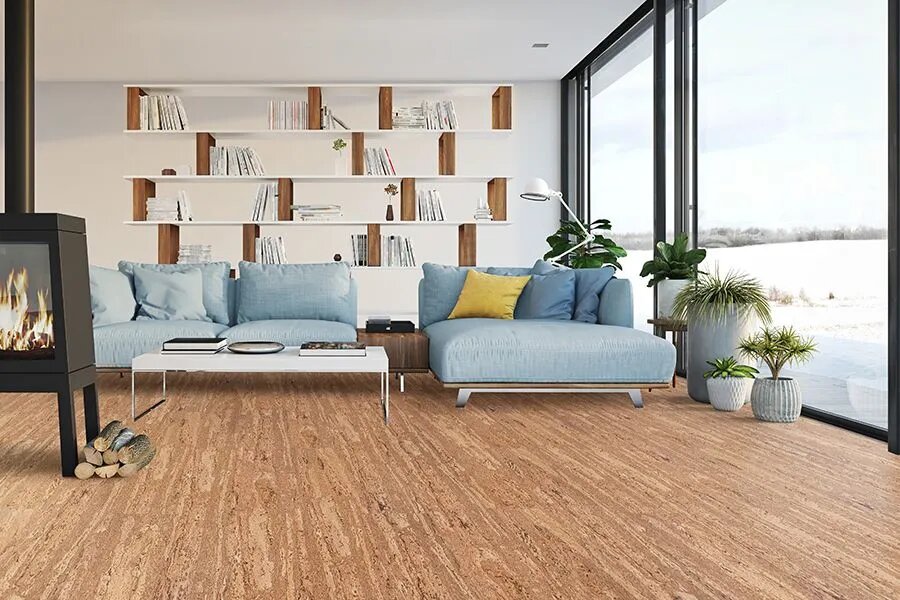 Паркет из пробкового дерева замковый IberCork Портимао HC, Португалия, 900х290х10,5 мм, упаковка - 7 шт - 1,827 м2