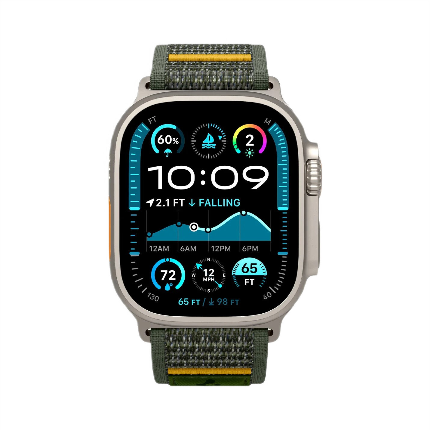 Ремешок Spigen Athlex Air для Apple Watch 44/45/46/49mm Green