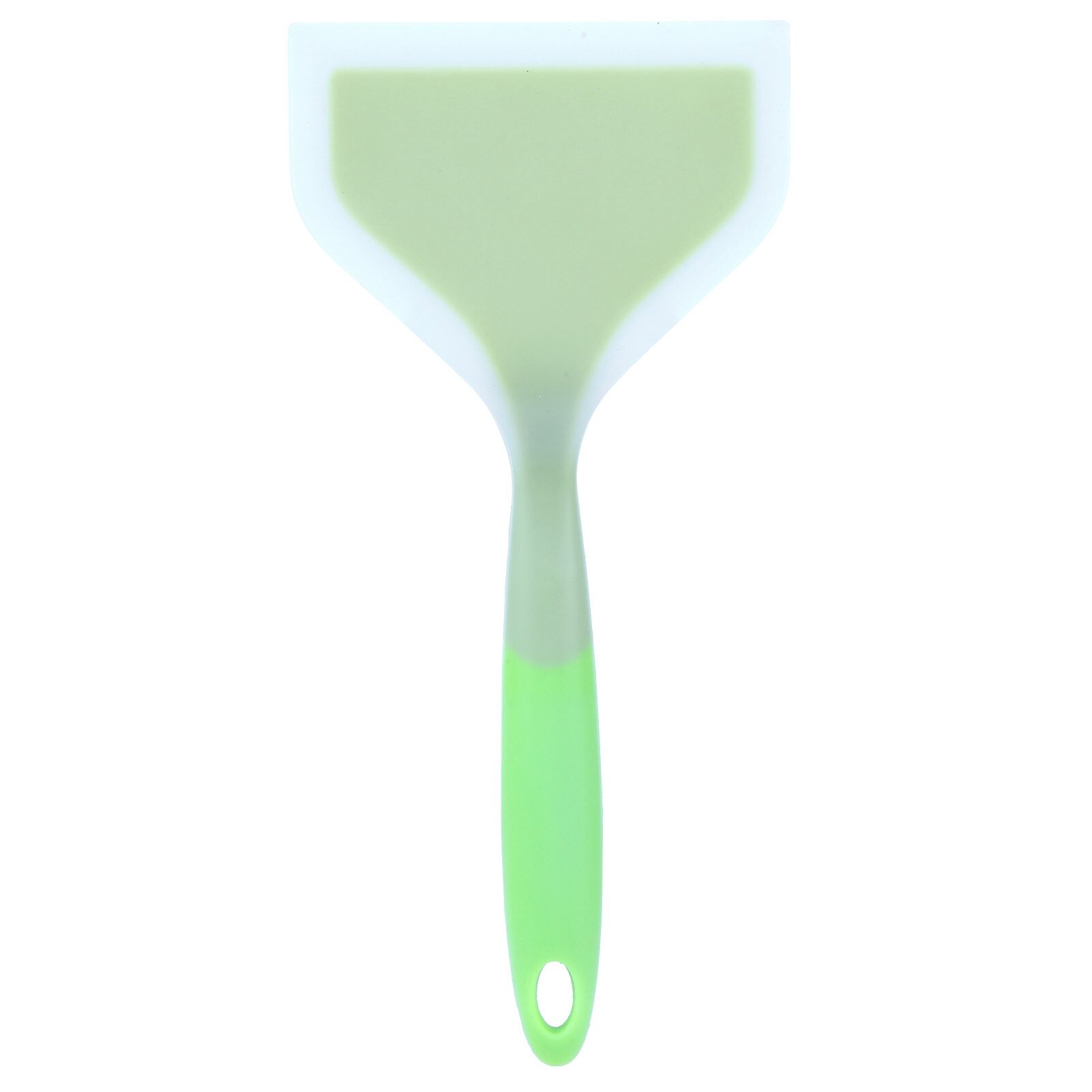 Silicone Spatula NonStick NonSlip Cooking for Tamagoyaki Pizza Steak(Green )