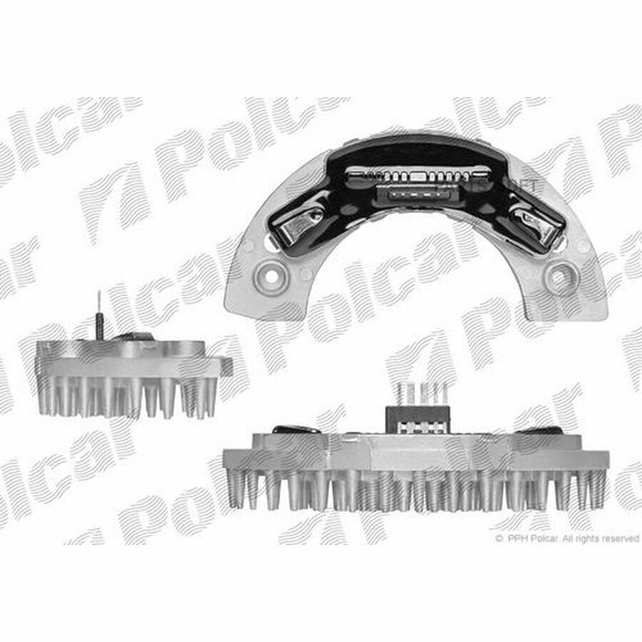 Блок управления вентилятора Peugeot 307, Citroen Xsara Picasso от официального дистрибьютора, POLCAR, артикул 5723KST4