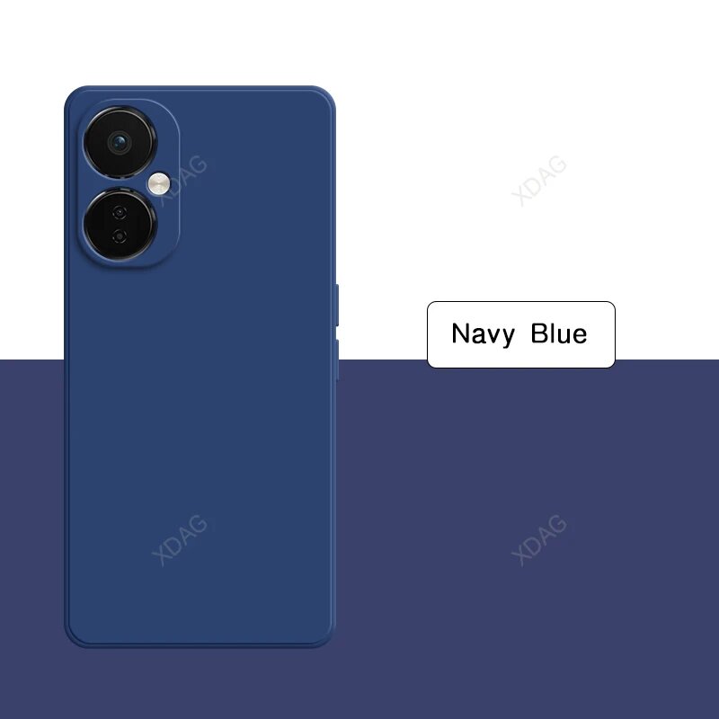 Роскошный базовый чехол для телефона, чехол для Oneplus Nord CE3 CE 3 чехол 6,7 Синий, Navy Blue