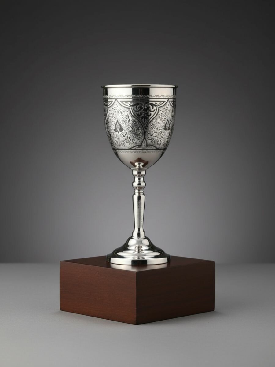 Бокал из серебра 875 пробы. Б920