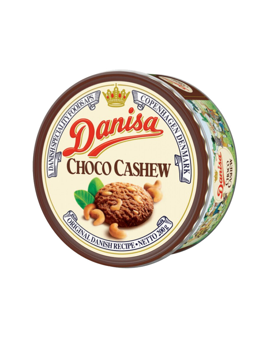 Печенье сдобное Danisa Choco Cashew 200г, Индонезия