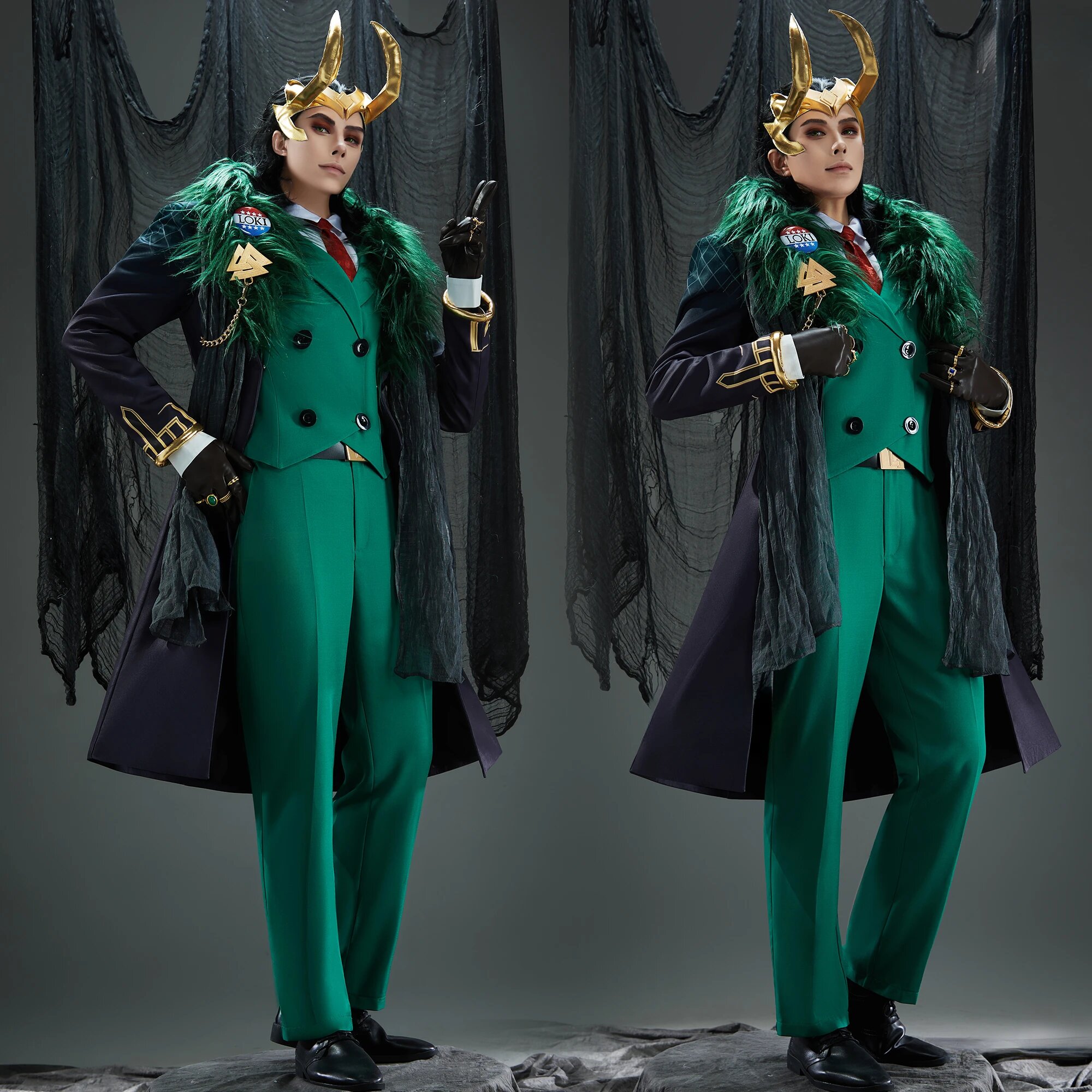 Косплей костюм Локи Cosplus S