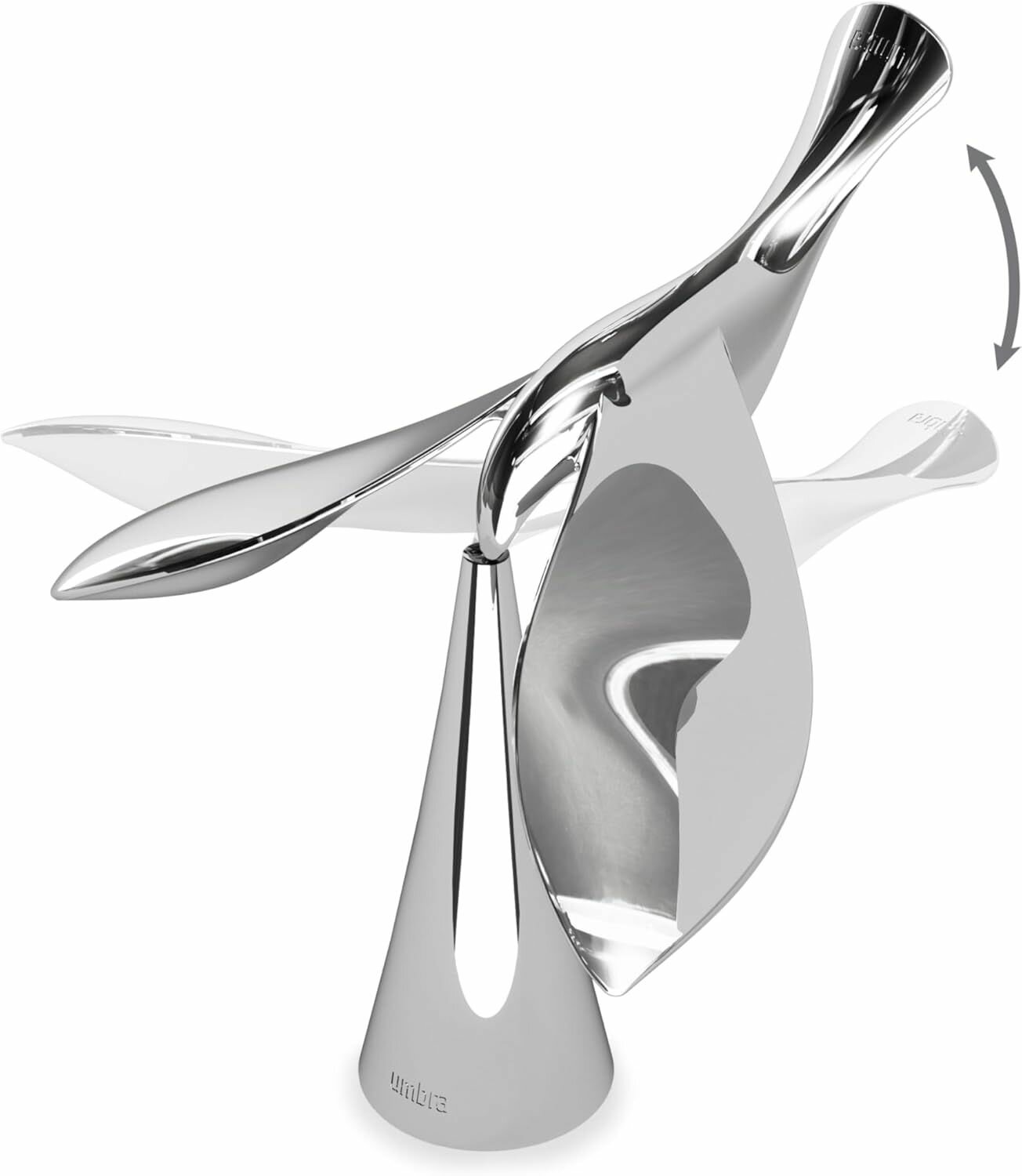 Открывалка для бутылок Umbra Tipsy 1013387-158, цвет серебро 5,12 x 5 x 0,25 см