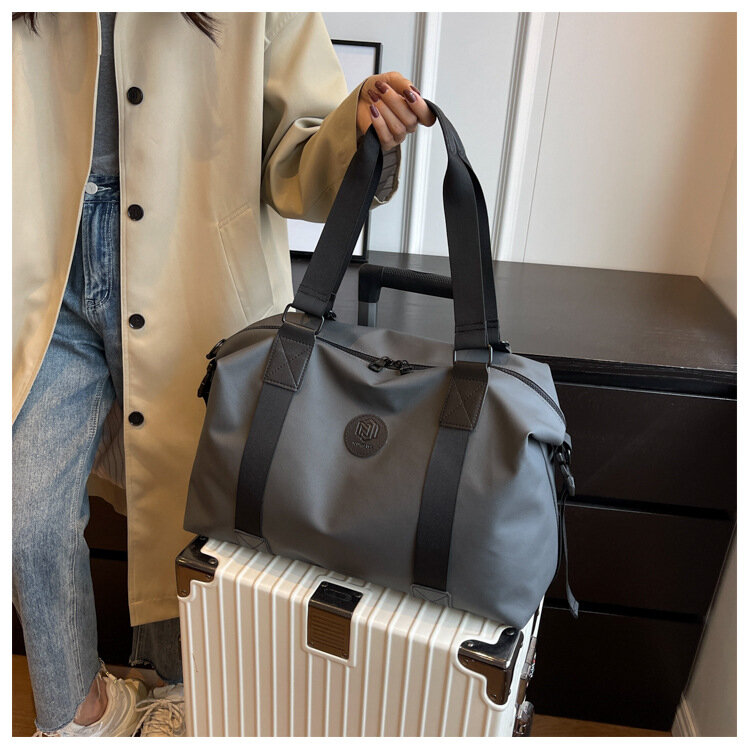 Дорожная сумка на короткие расстояния, женская легкая сумка для багажа, мужская сумка большой вместимости для деловых поездок, дорожная сумка для фитнеса и тренировок