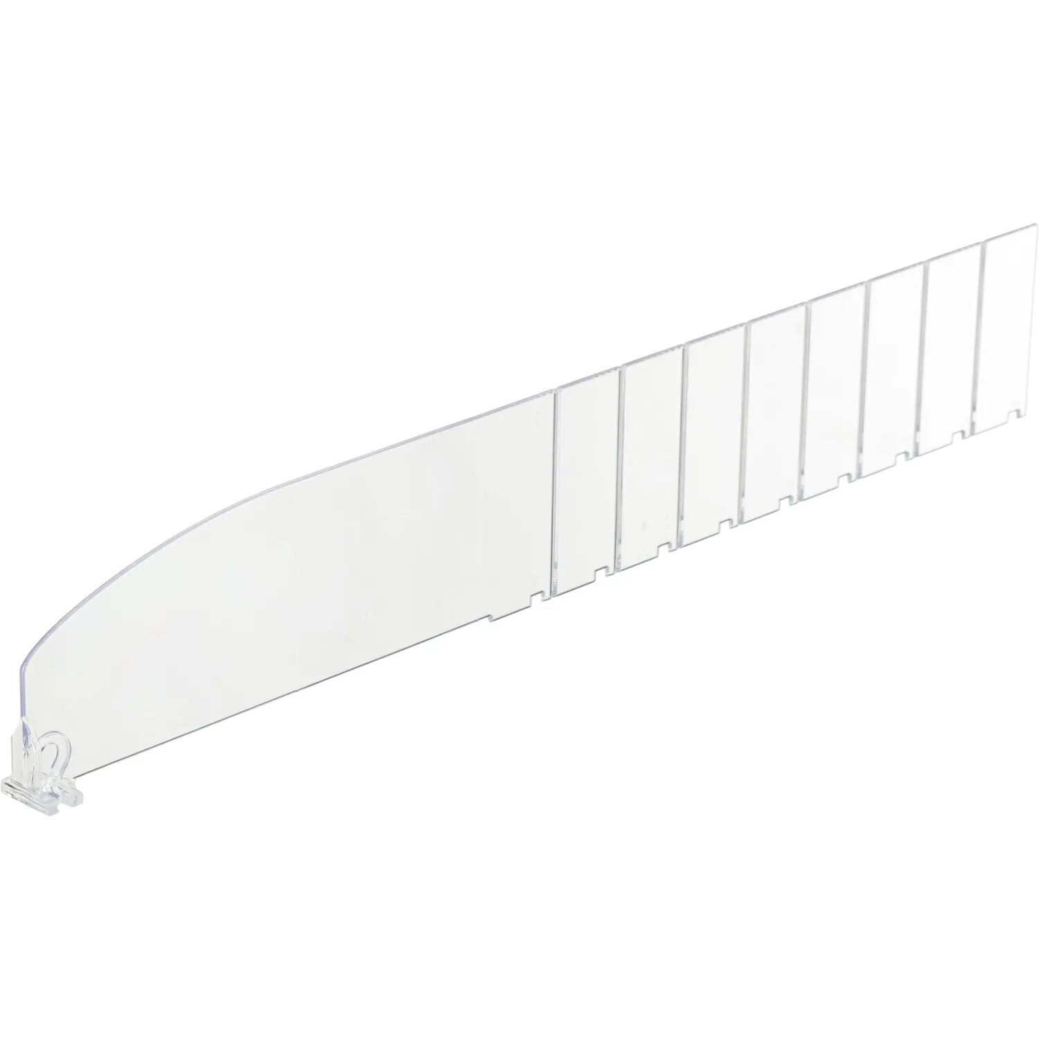 Полочный разделитель пластиковый высота 60 мм, 40 шт./уп.