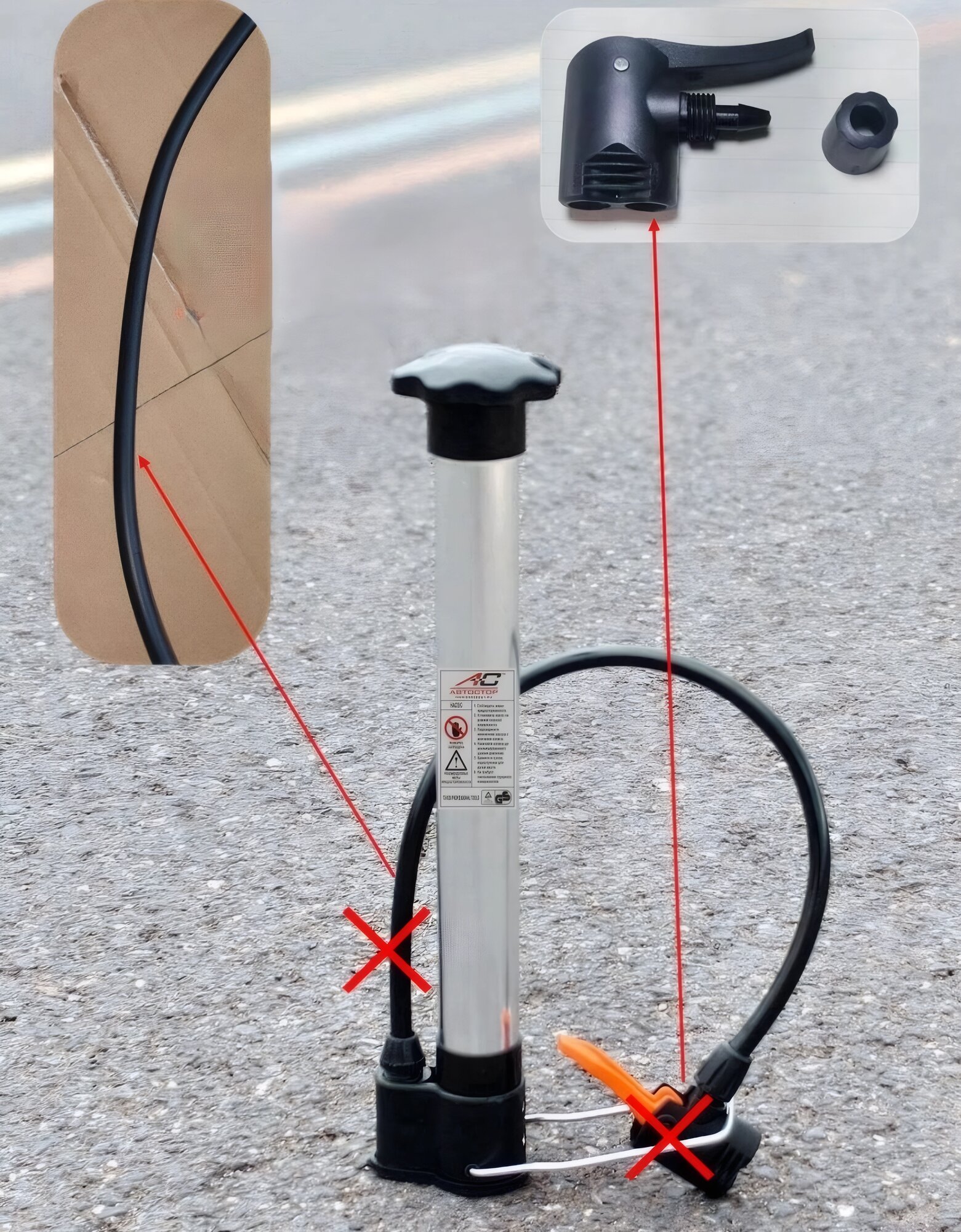 Насос ручной Автостор АС-АL30 "Ромашка"