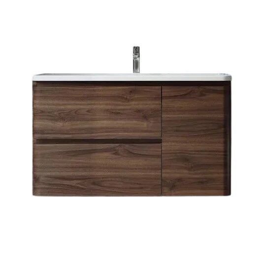 Тумба под раковину в ванную ITANA Roberto 100 995х447х576 Орех Пекан шоколад