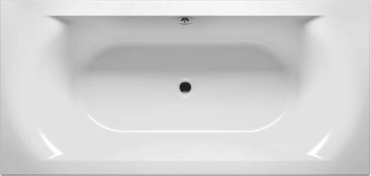 Акриловая ванна Riho Linares 190x90, с каркасом, пристенная, встраиваемая, белая, глянцевая, прямоугольная