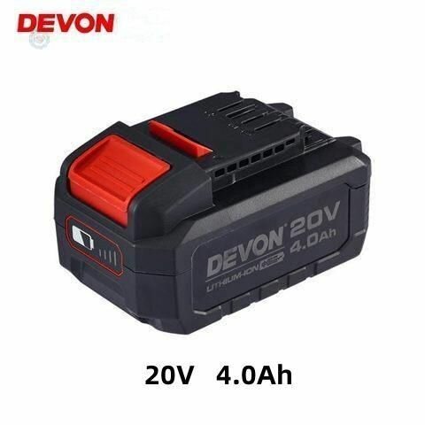 Набор аккумуляторов Devon 20V для электроинструмента, литий-ионные батареи 2.0-8.0 Ач, универсальная замена для моделей 5401, 2903, 5733