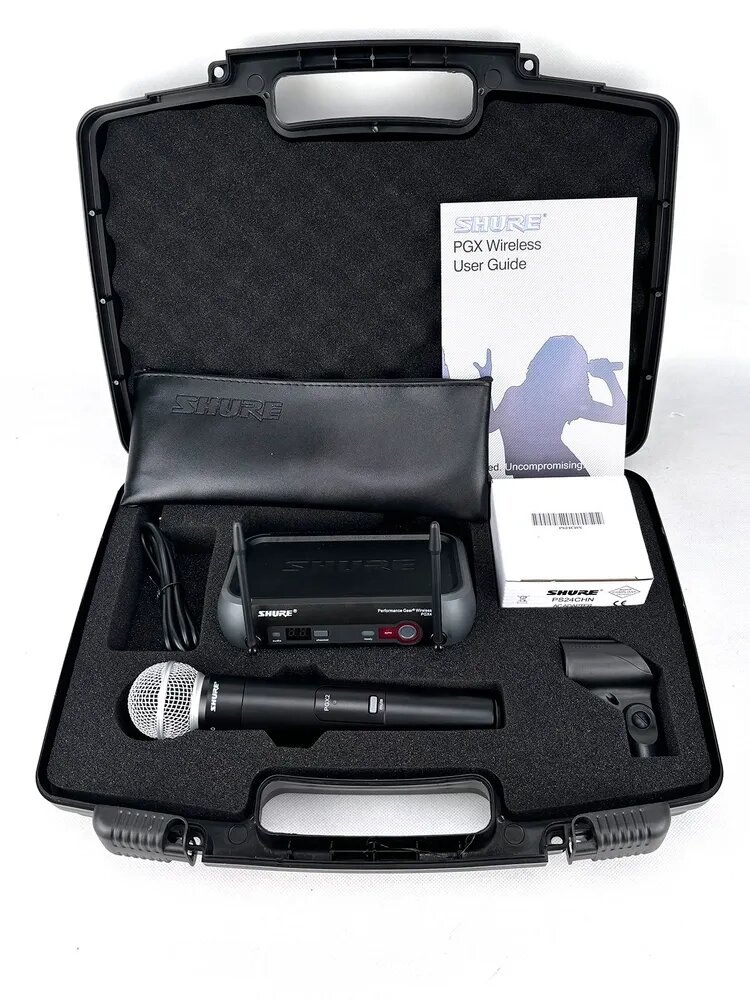 Беспроводной микрофон Shure SM 58/PGX 4 , динамический микрофон с кейсом