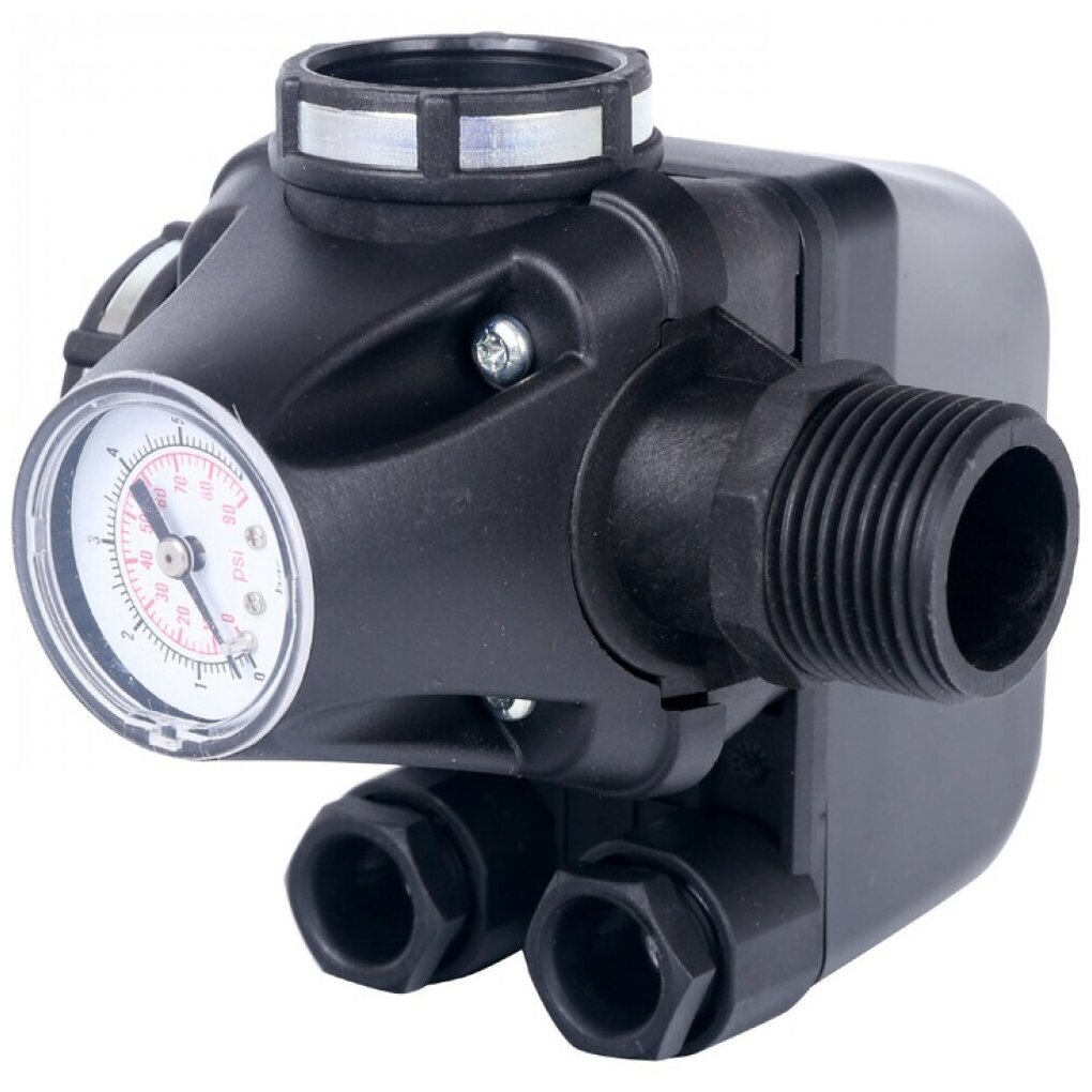 Реле давления Stout Scs-0001-000053, со встроенным манометром Pm5-3w, 1-5 бар Stout 7501296 .