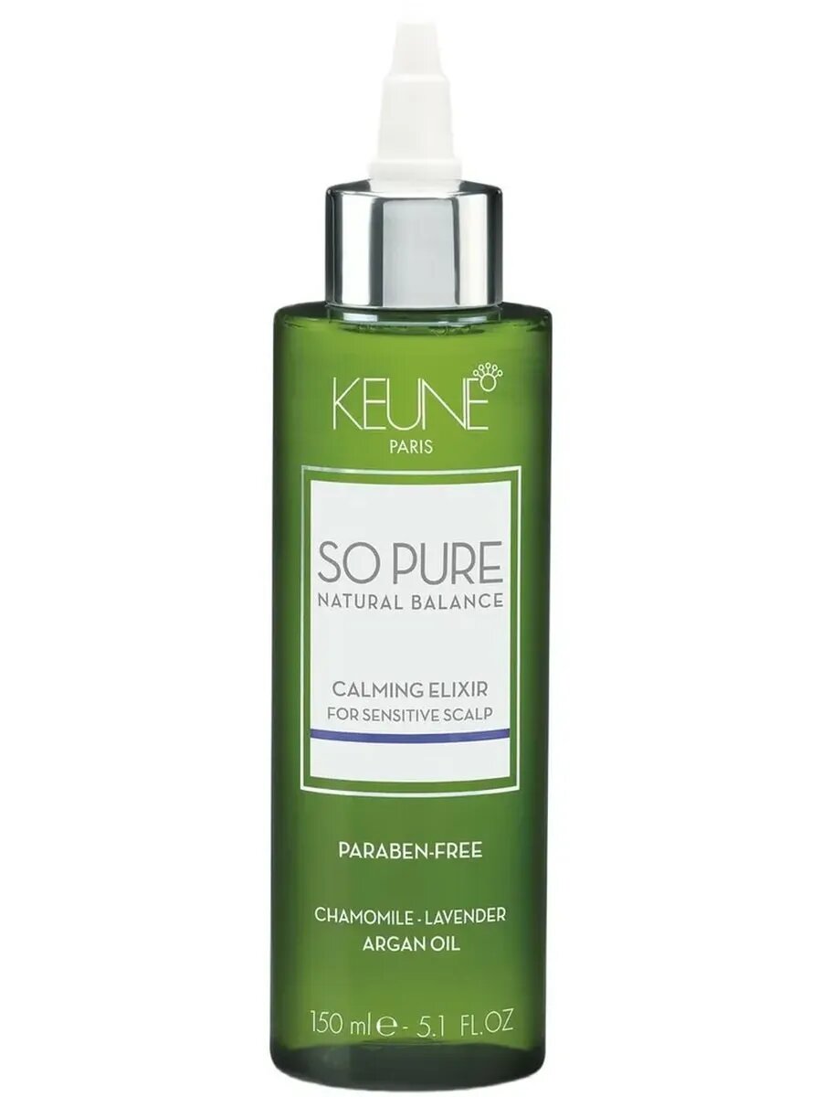 Эссенция Keune So Pure Calming Elixir, Эликсир Успокаивающий, 150 мл