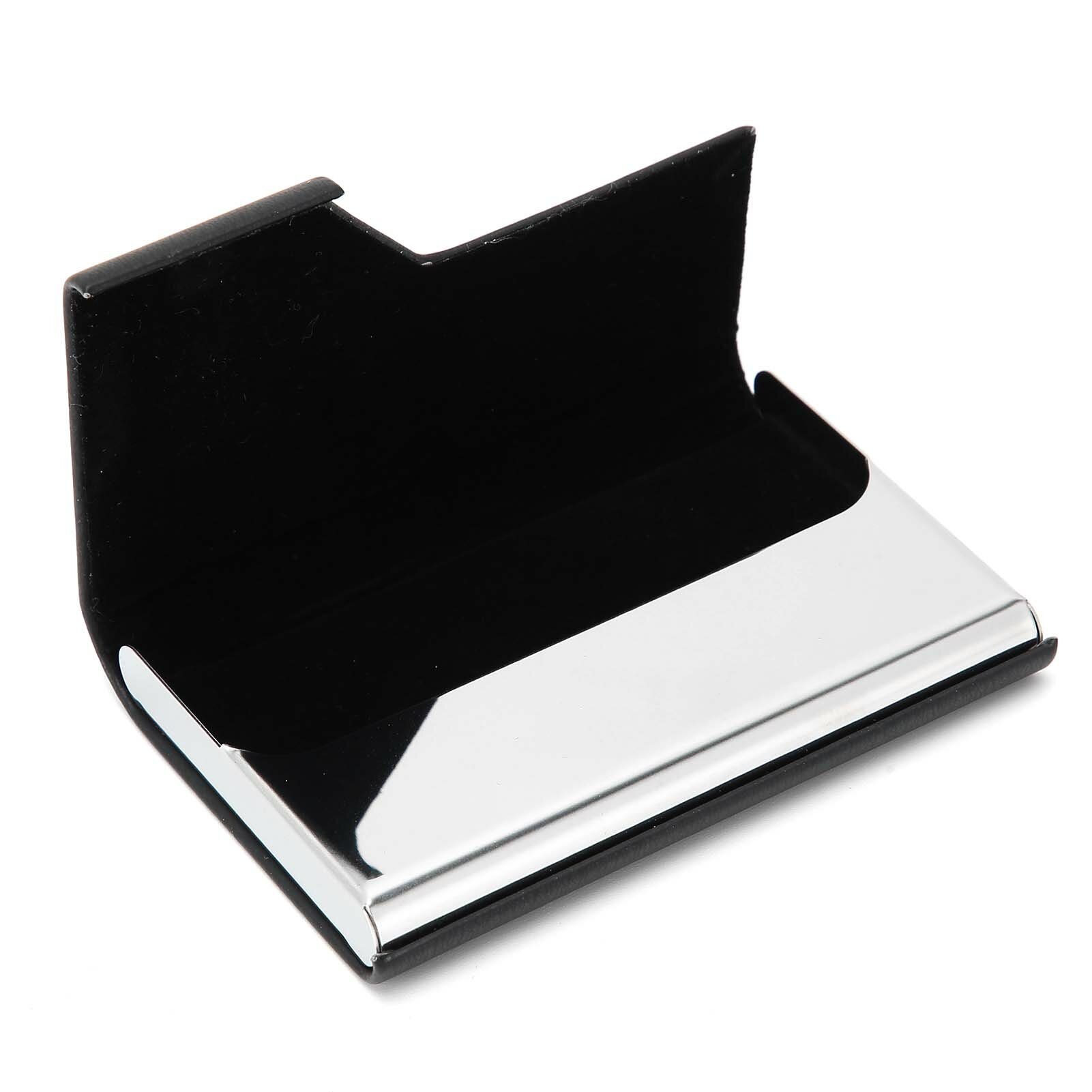 Модный бизнес-держатель для карточек, карманный чехол для кредитных карт, коробка для мужчин и женщин, подарок