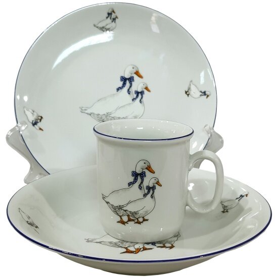 Детский набор Thun 1794 "CAIRO", декор "Гуси", 3 предмета (ДЕТ0013)