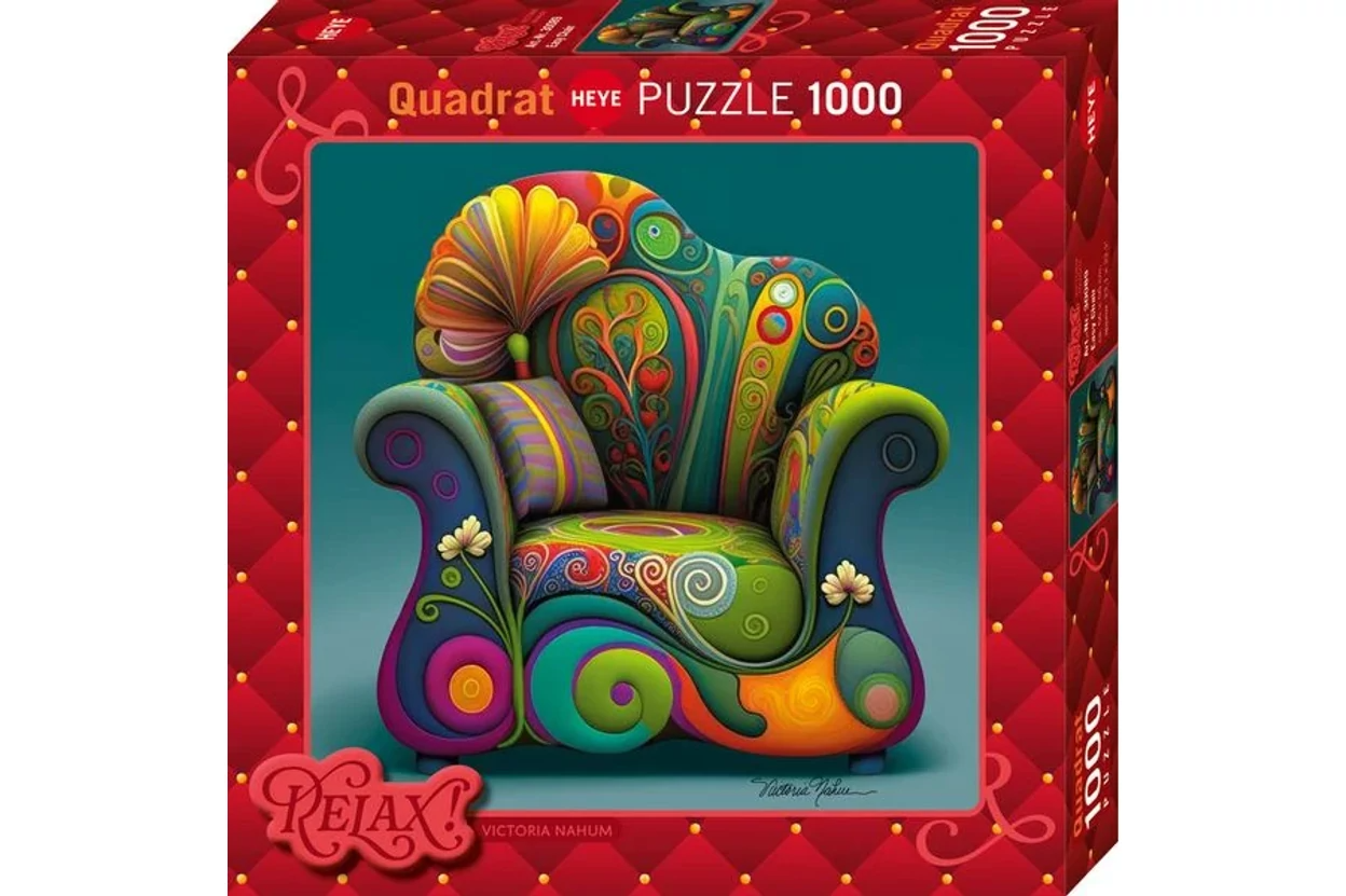 Пазлы1000 деталей "Релакс! Мягкое кресло" Heye