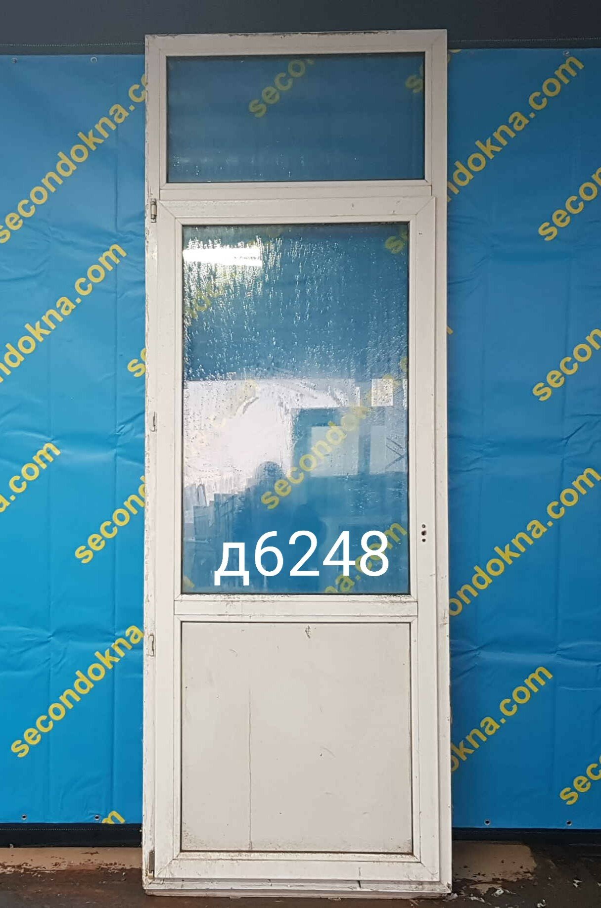 Дверь пластиковая Б/У 2600(в) 2140 об х 920(ш)