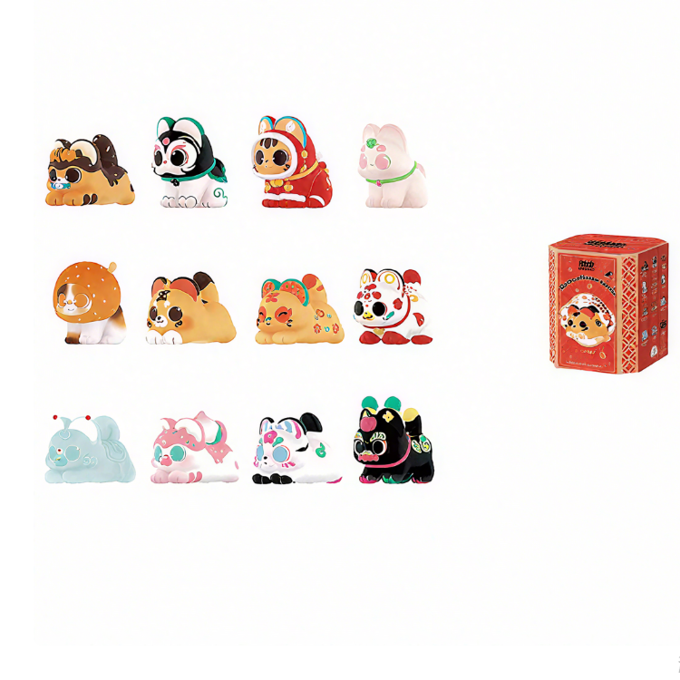 POP MART Blessing Wealth Full Collection Mystery Boxes Single Mystery Box/Full Box 12 Pcs null