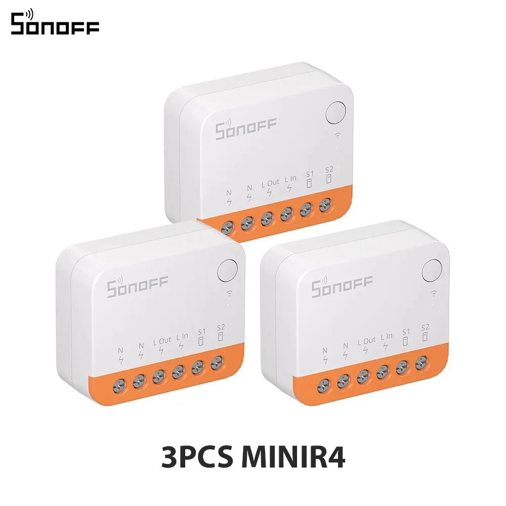 SONOFF MINIR4 Мини-переключатель Wi-Fi Mini r4(3PCS)