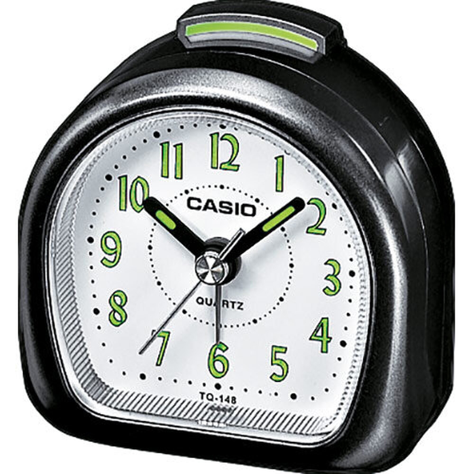 Часы настольные и каминные Casio TQ-148-1D, с будильником, черный