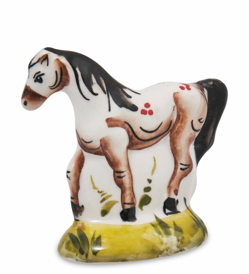 Фигурка "Лошадка" цв. (Гжельский фарфор)