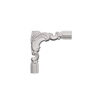 Угловой Элемент Европласт Лепнина 1.52.298 Ш215хВ215хТ20 мм.