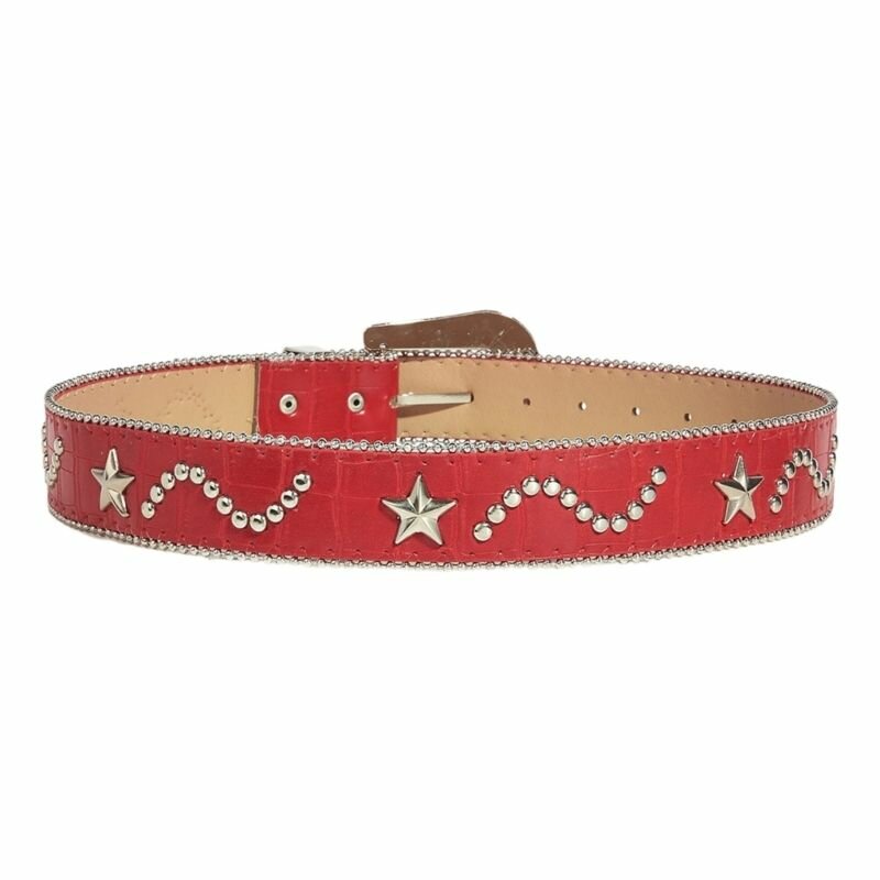 Пояс со Стразами-Красный