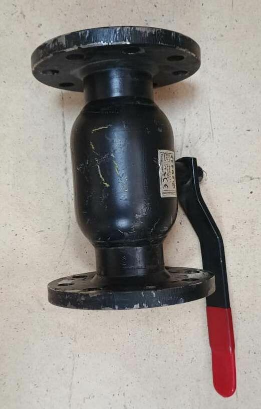 Кран шаровой фланцевый FAF Ду65 Ру16 Steel st. 37 AISI 304 (t +200 C). Товар уцененный