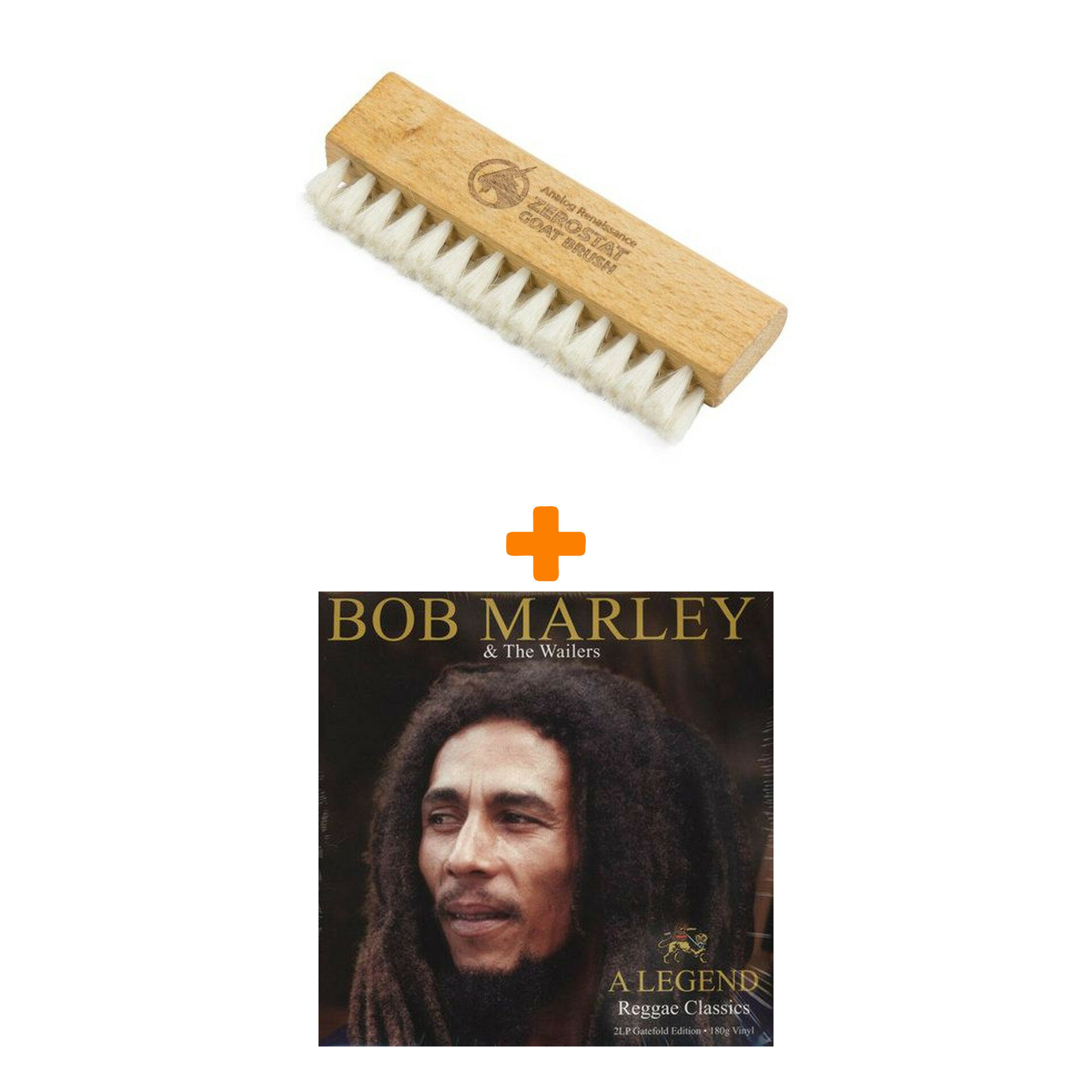 Marley Bob & The Wailers A Legend Reggae Classics Yellow Vinyl 2LP + Щетка для ухода за LP из козьей шерсти