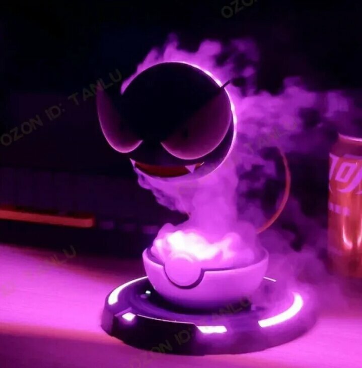 Увлажнитель воздуха "Pokemon Gastly", дистанционное управление, 16 цветов подсветки