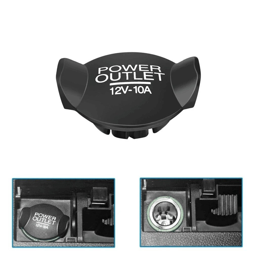 1ШТ Универсальный 12 В Авто Автомобильная Розетка Питания Вилка Прикуривателя Крышка Крышка Черный