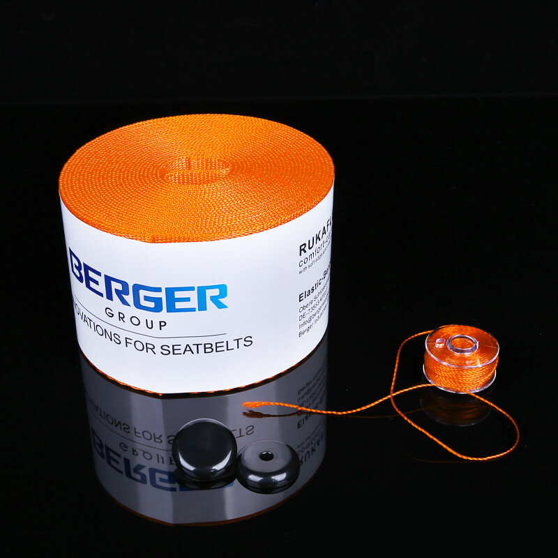 Лента ремня безопасности оранжевый, длина 3,6 м, ширина 4,8 см, 1шт