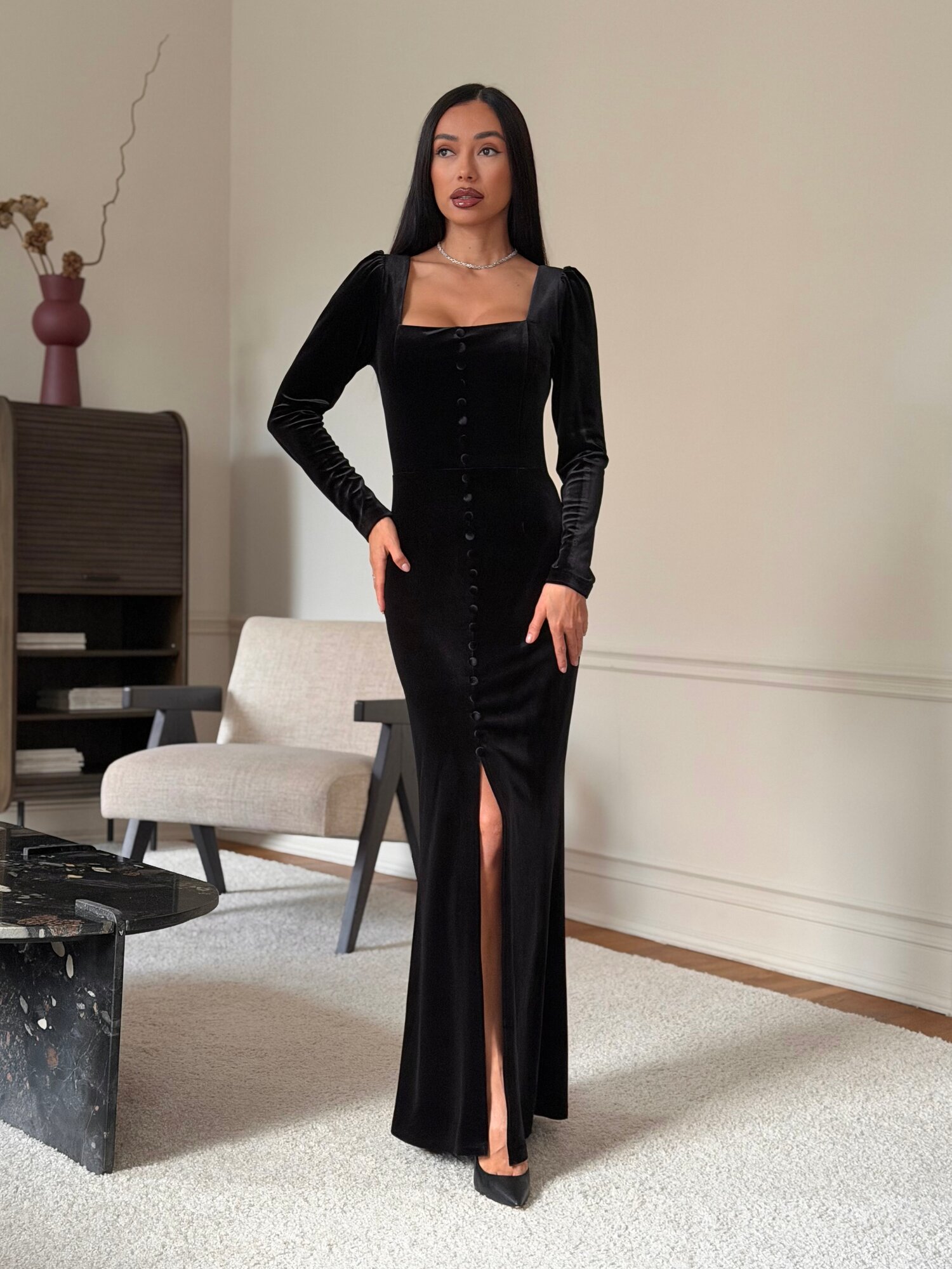 Платье макси