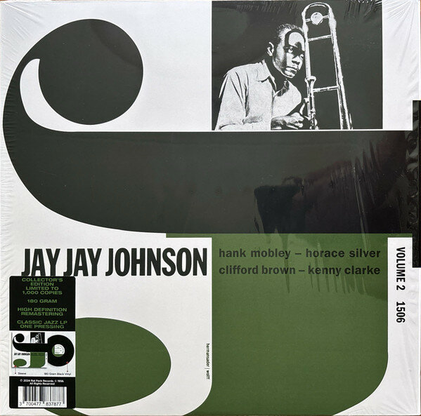 Пластинка J.J. Johnson "The Eminent Jay Jay Johnson Volume 2" LP