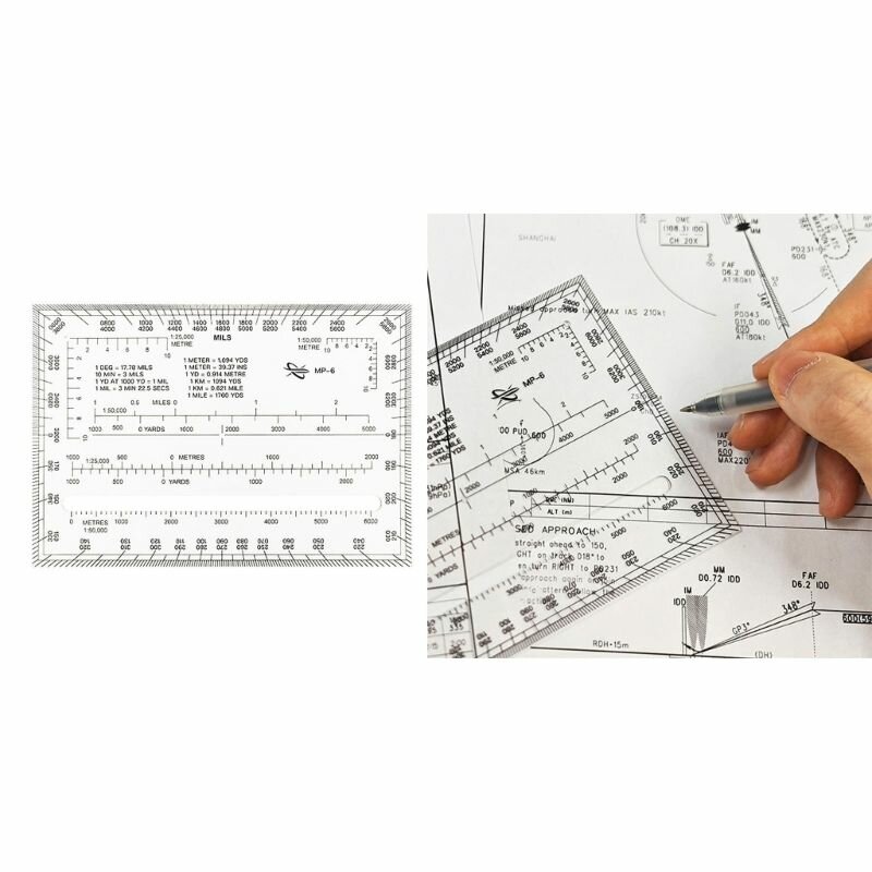 Линейка для съемки площадей и составления карт вооруженных сил командная линейка MP6