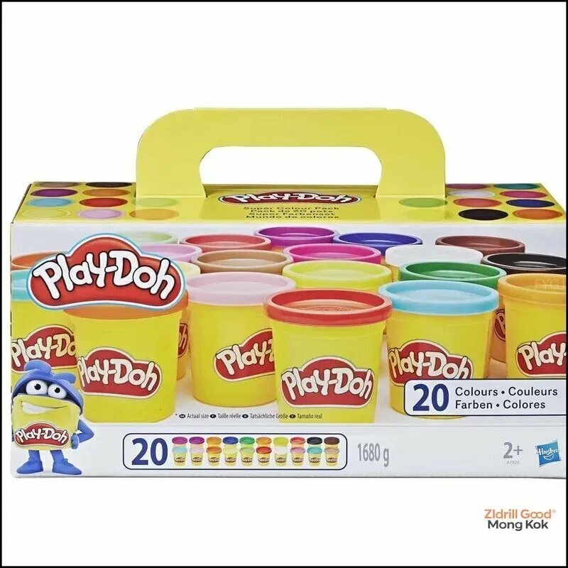 Пластилин Play-Doh 20цветов A7924EUC