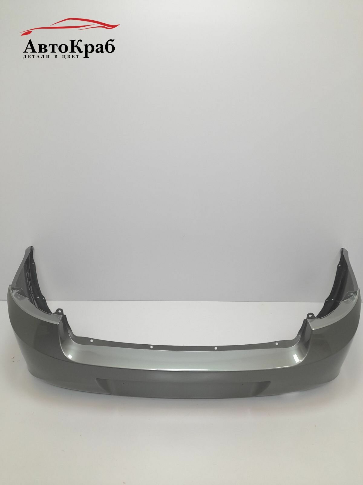 Бампер задний в цвет для Лада Гранта 2011 - 2017 г. 650 - совиньон, серо зеленый