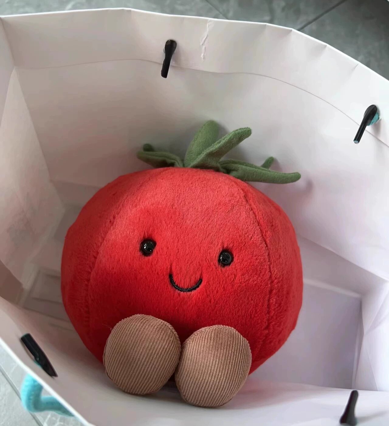 Плюшевая игрушка-томат в стиле Little Red Book, британский забавный томат, мягкая игрушка-томат, детская игрушка,