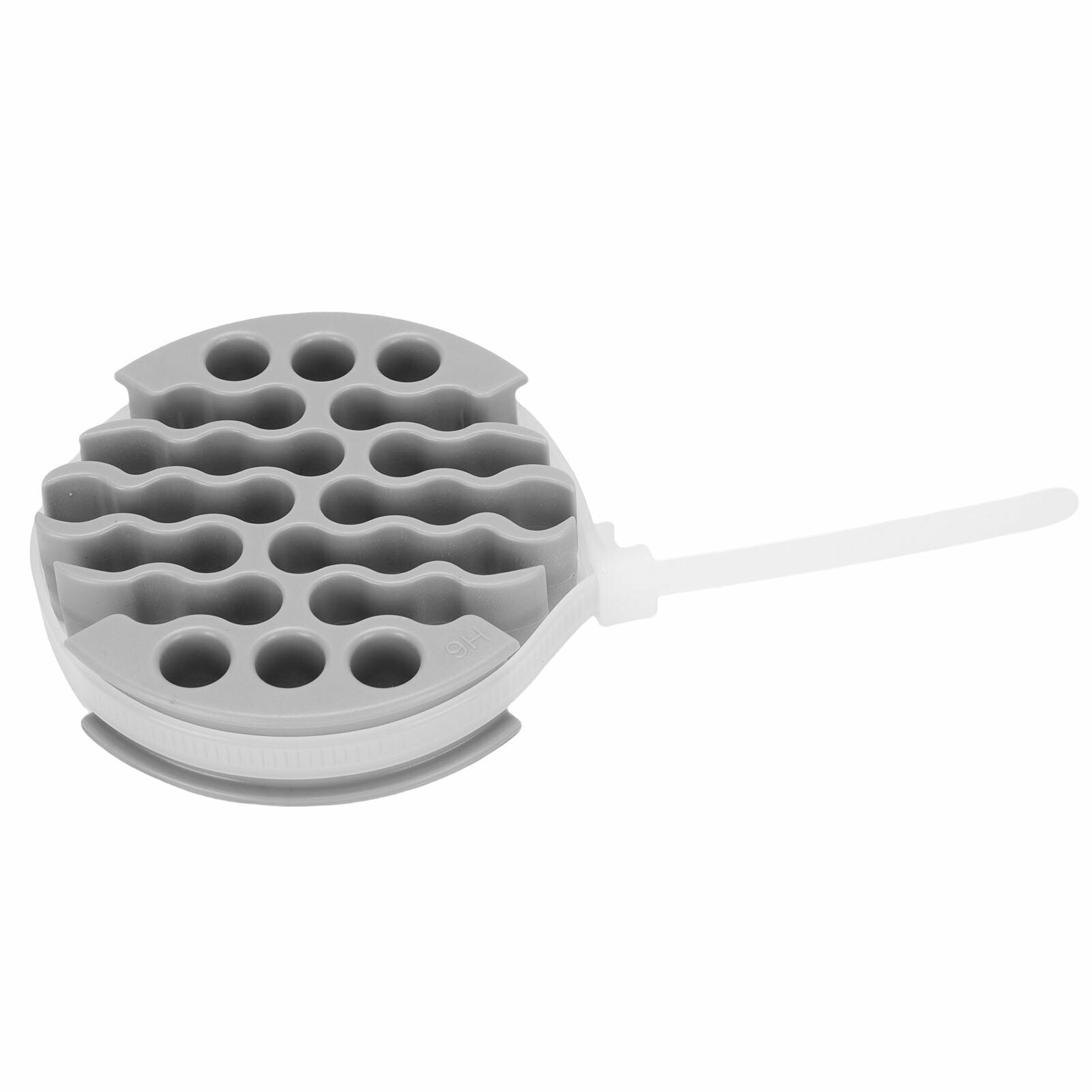 Проволочный гребень, диаметр отверстия 0,3 дюйма, инструмент для организации прокладки кабелей против запутывания, для 30 сетевых кабелей, серый CAT 6