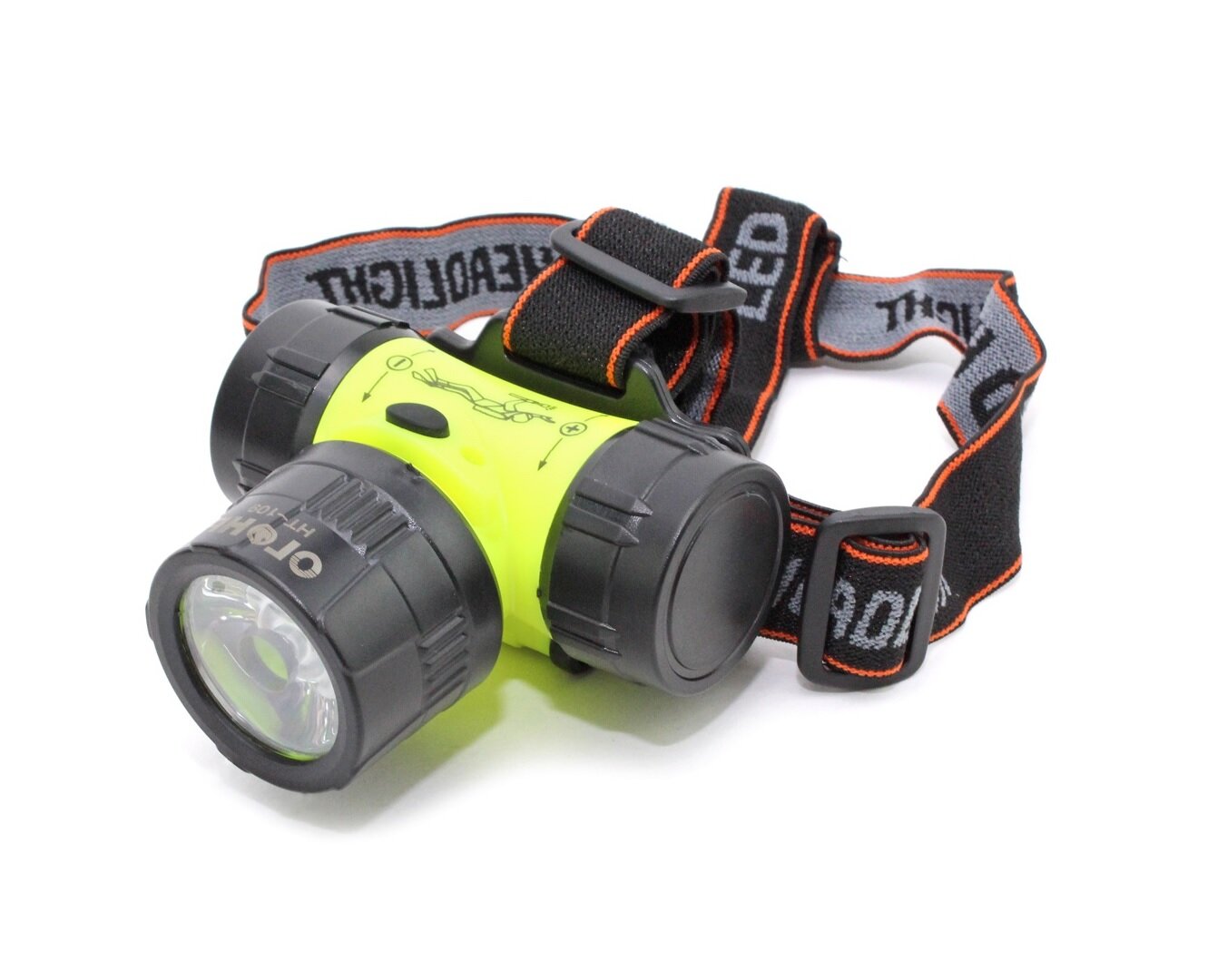 Фонарь Diving HT-109, подводный, налобный, 320люмен, водостойкий, ударопрочный, зеленый