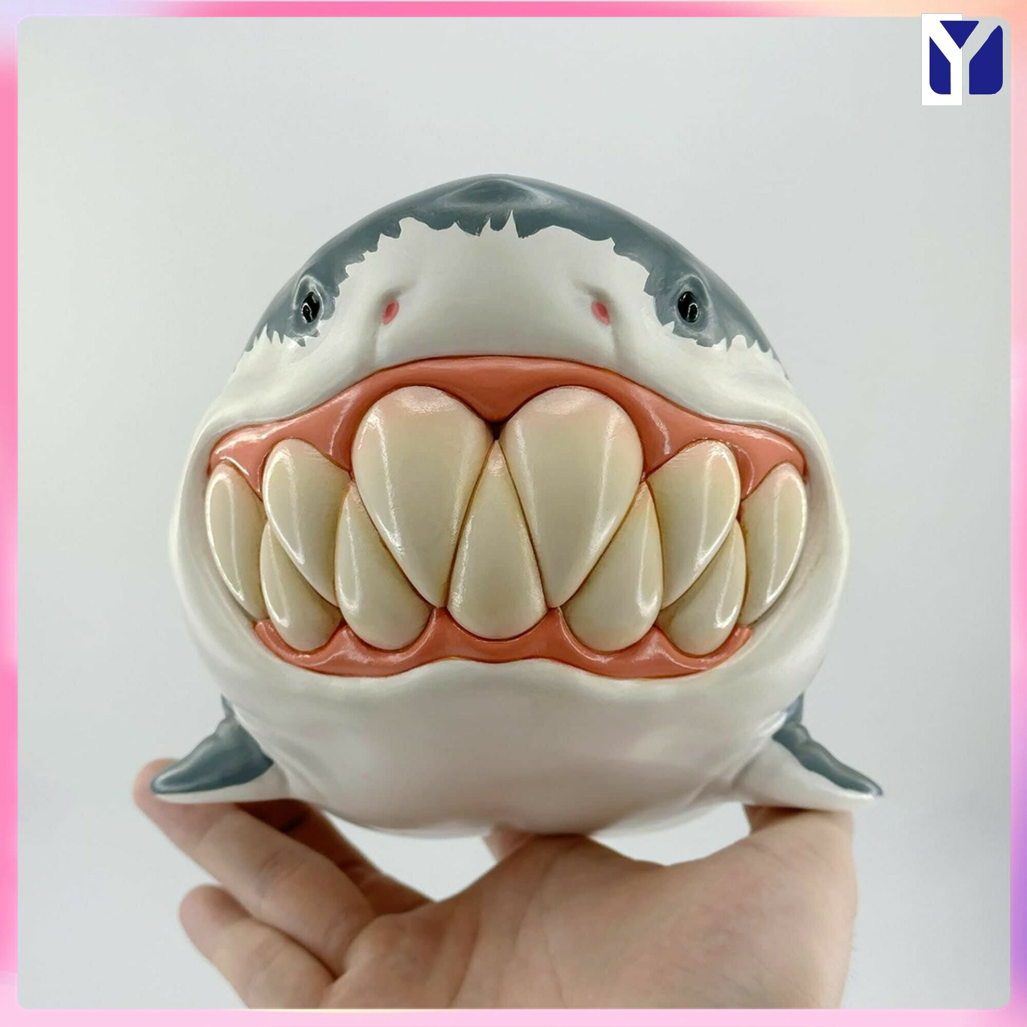 Эксклюзивная фигурка акулы с увеличенными зубами для декорирования интерьера и экстерьера