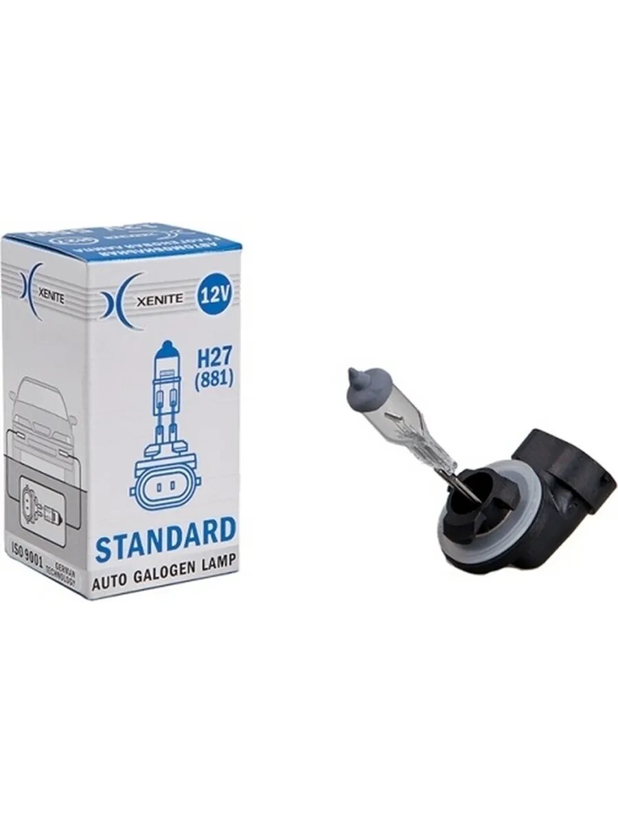 Автолампа Xenite Standard H27 Standart PGJ13, 1007007