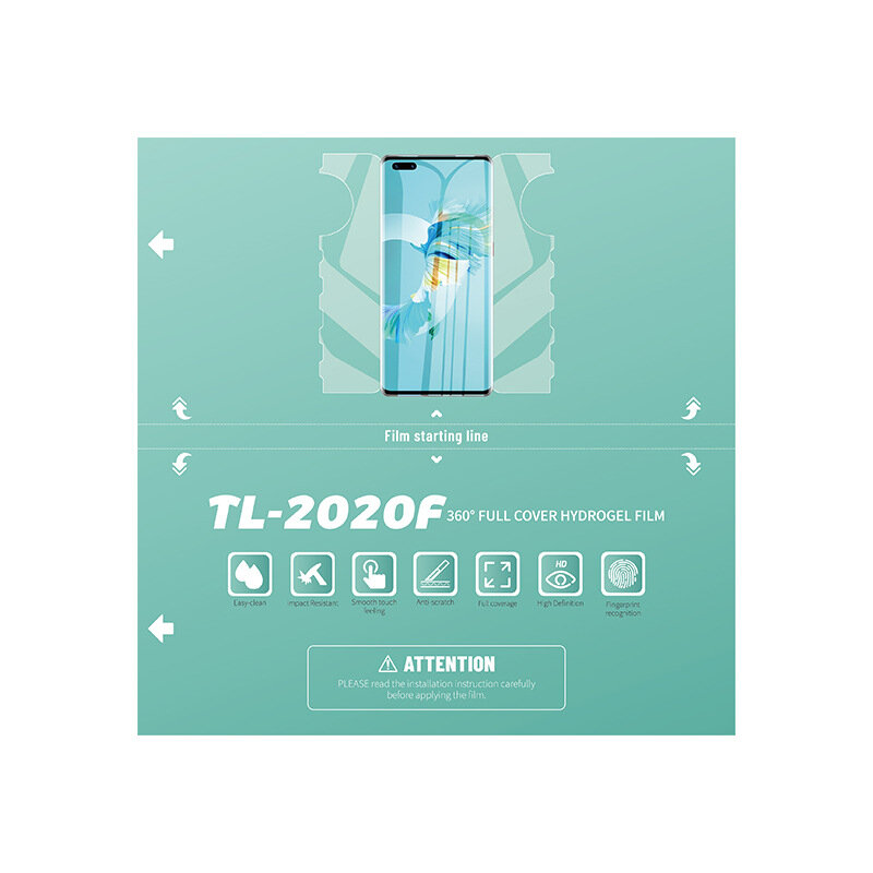 Складной экран Специальная пленка водяного конденсата HD режущая пленка складной экран HD мобильный телефон мягкая