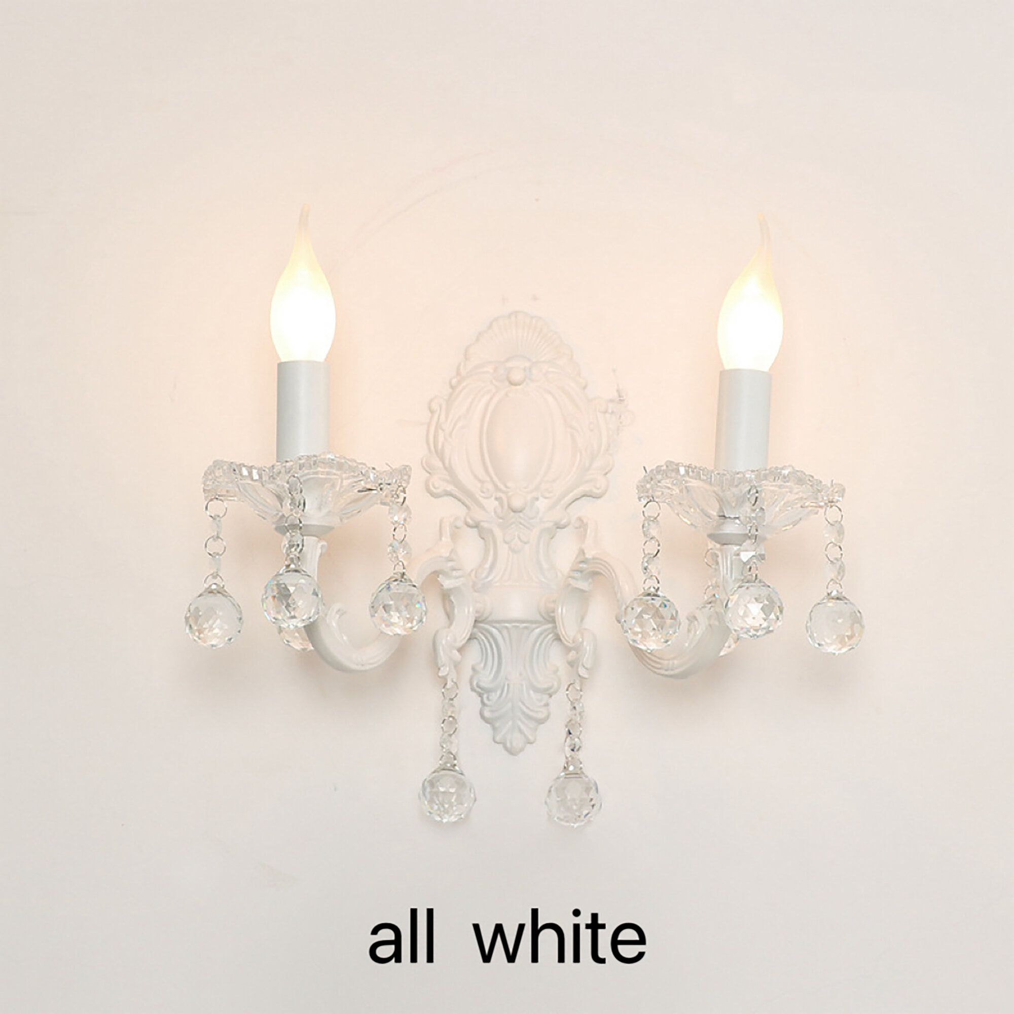 Французский свет роскошный хрустальный настенный светильник ретро-лампа для прохода европейская прикроватная лампа