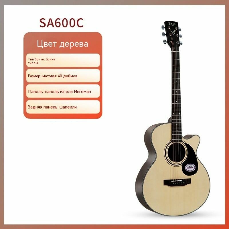 SAGA Вступительная фолк - гитара