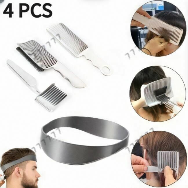 Набор из 4 пластиковых насадок-расчесок для машинки стрижки волос. Для точной мужской стрижки.