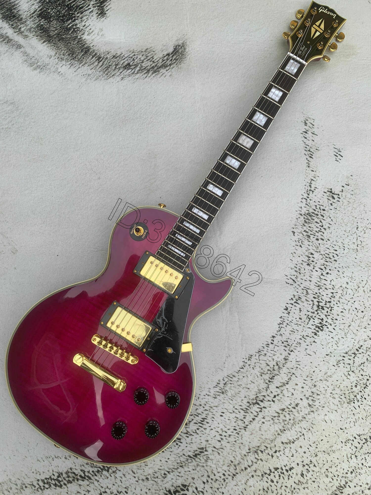 Электрогитара LP Стандартный Винтаж 6-струнная, корпус Махагони 39"