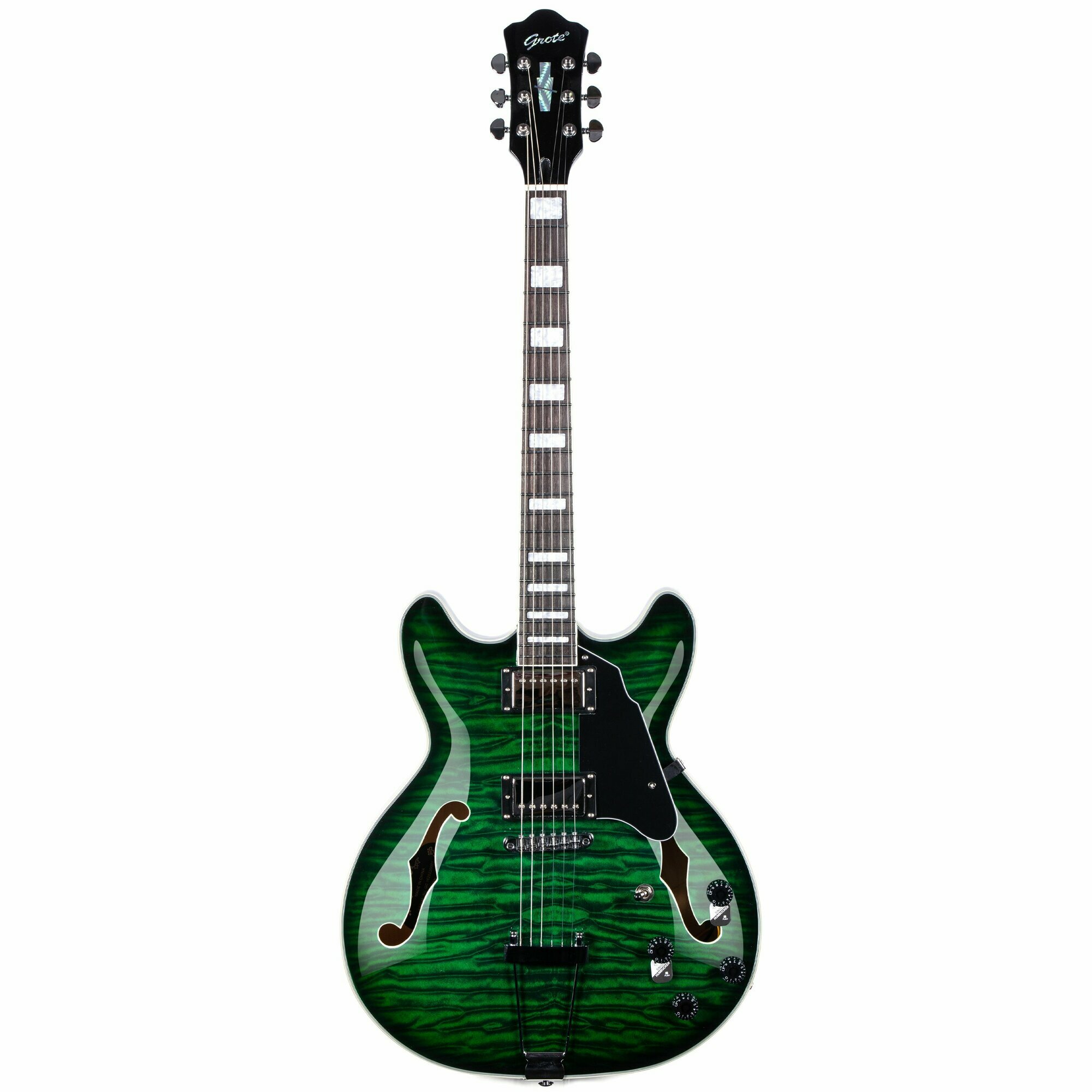 Grote 335 Джазовая Электрогитара С Кленовым Корпусом И 22 Ладами