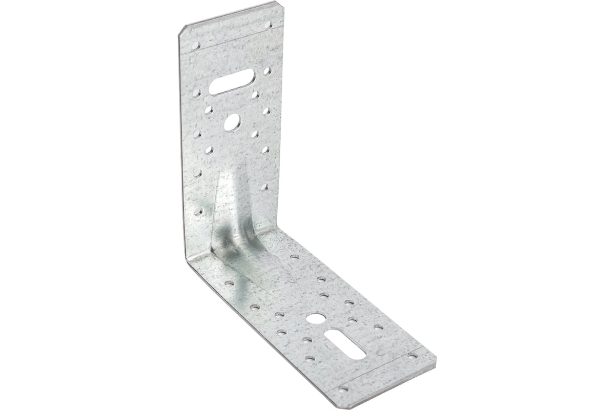 Уголок крепежный усиленный УКУ-2.5, 65х145х145 х 2.5мм, ЗУБР (1 шт) (31011-145)